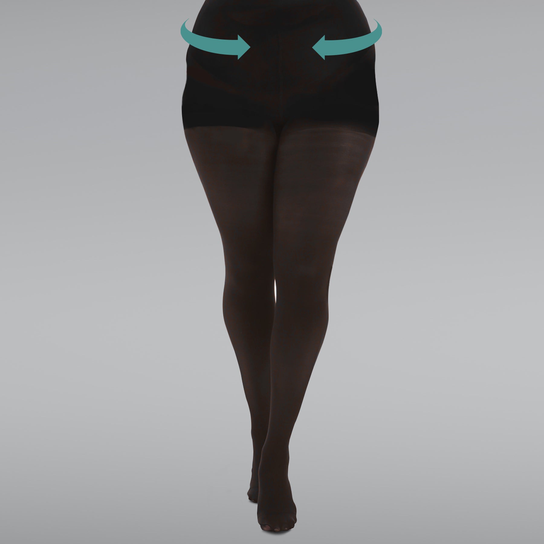 Ellie - Curvy Control Top Shaping Tights – The Shapeworks